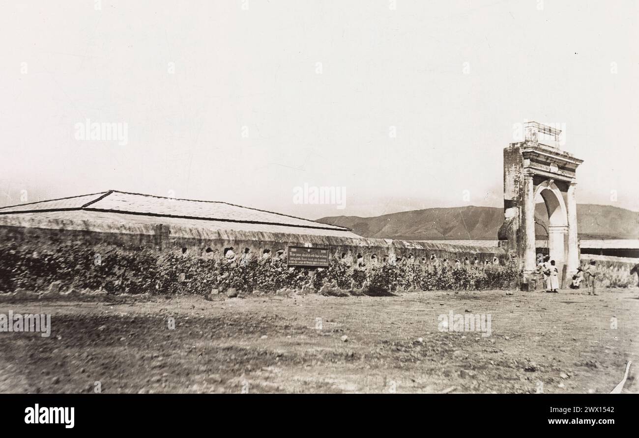 Alemenda wall where Virginius prisoners were shot, Santiago, Cuba ca ...