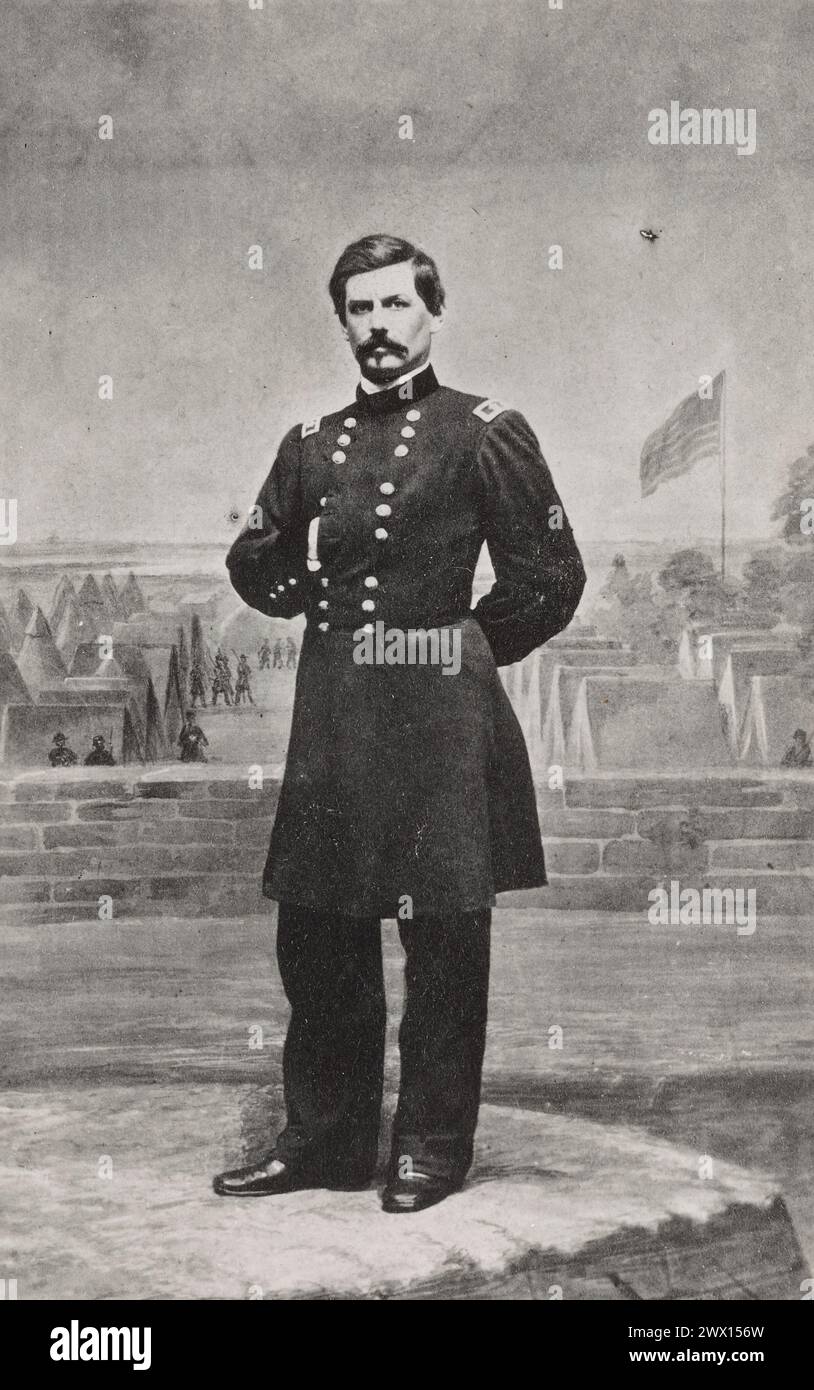 General George B. McClellan portrait by Matthew Brady ca. 1861-1865 ...