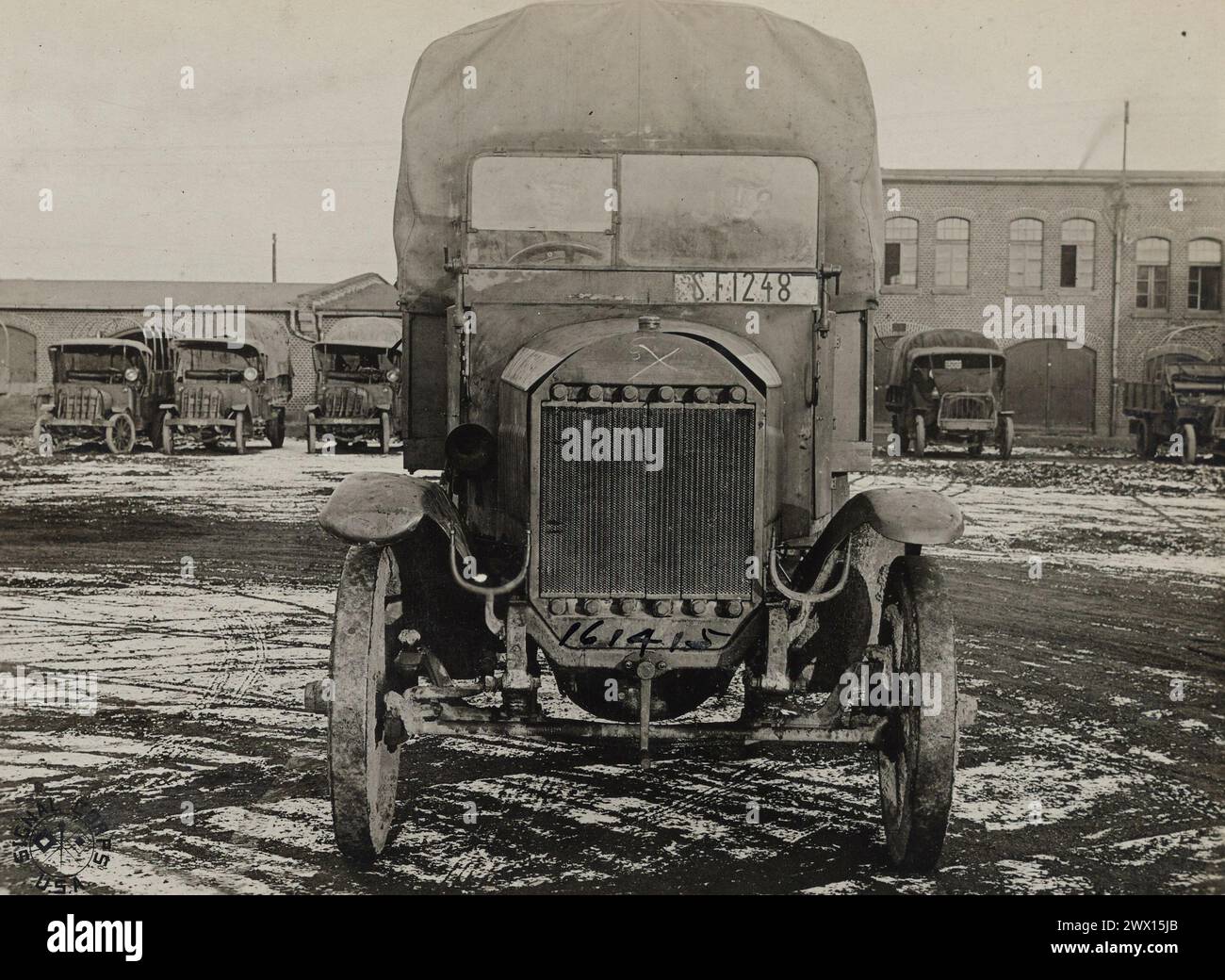 GERMAN TYPE OF TRUCKS. Front view of ARBENZ trucks Motor Transport ...