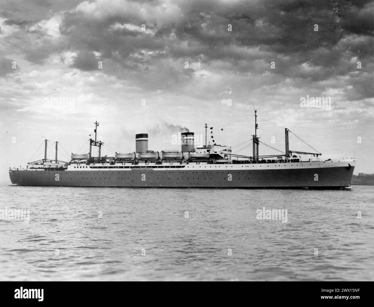 U.S. Army Transport ship "General Alexander M. Patch" underway ca. 1949 ...