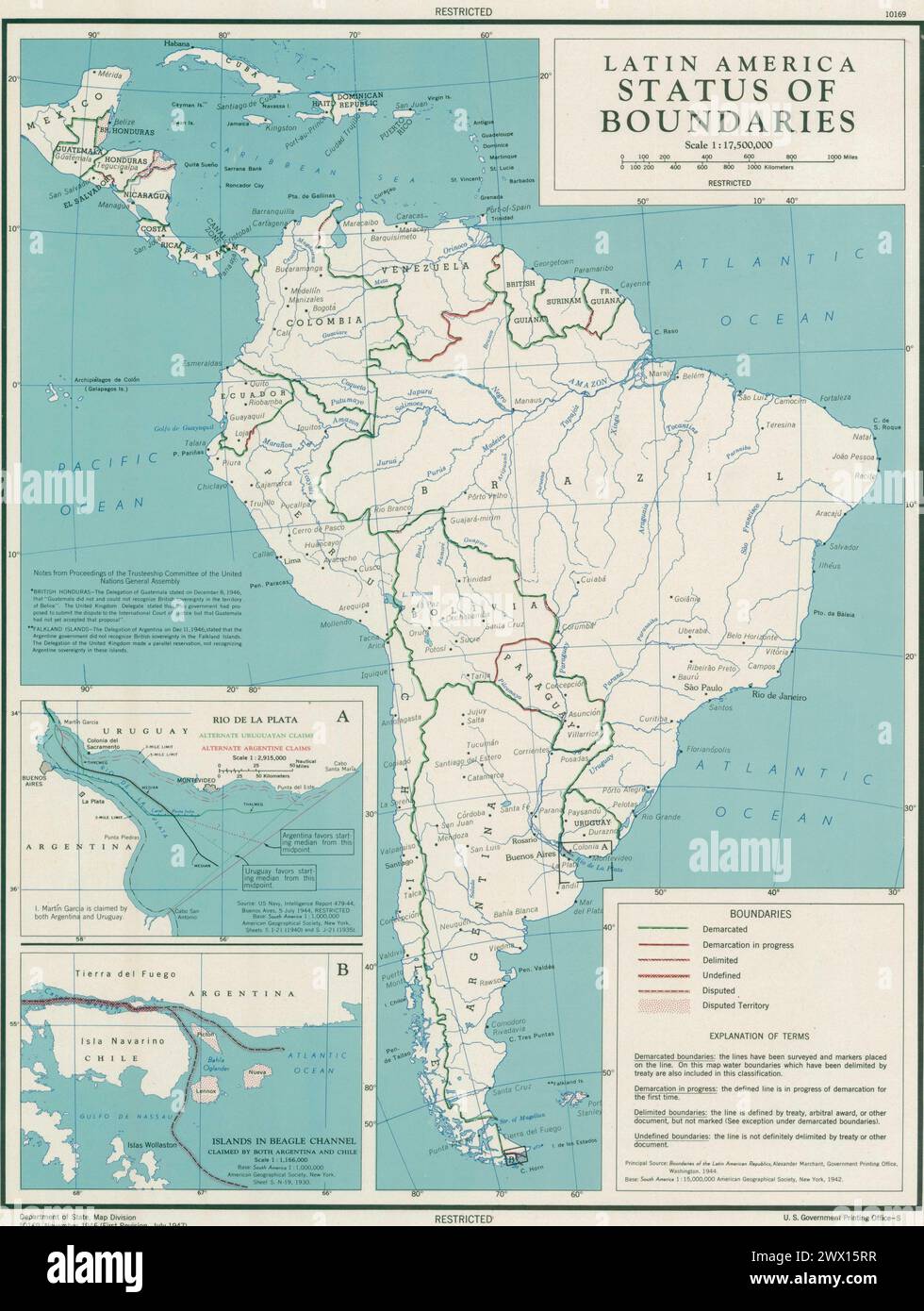 Cia map hi-res stock photography and images - Alamy