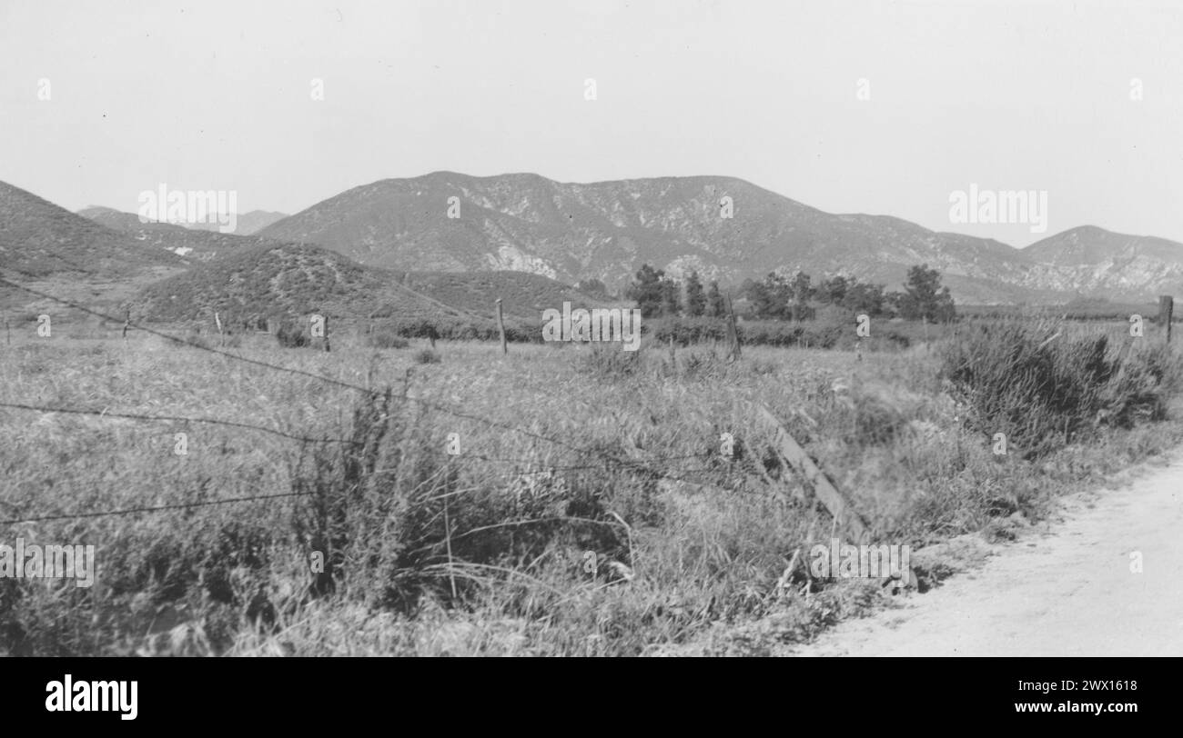 Photograph of undeveloped land on the Morongo Indian Reservation in ...