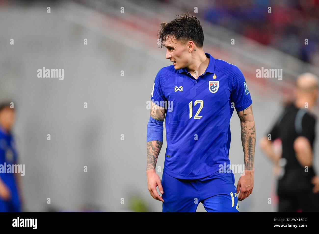 Nicholas Mickelson of Thailand seen during the Asian World Cup ...