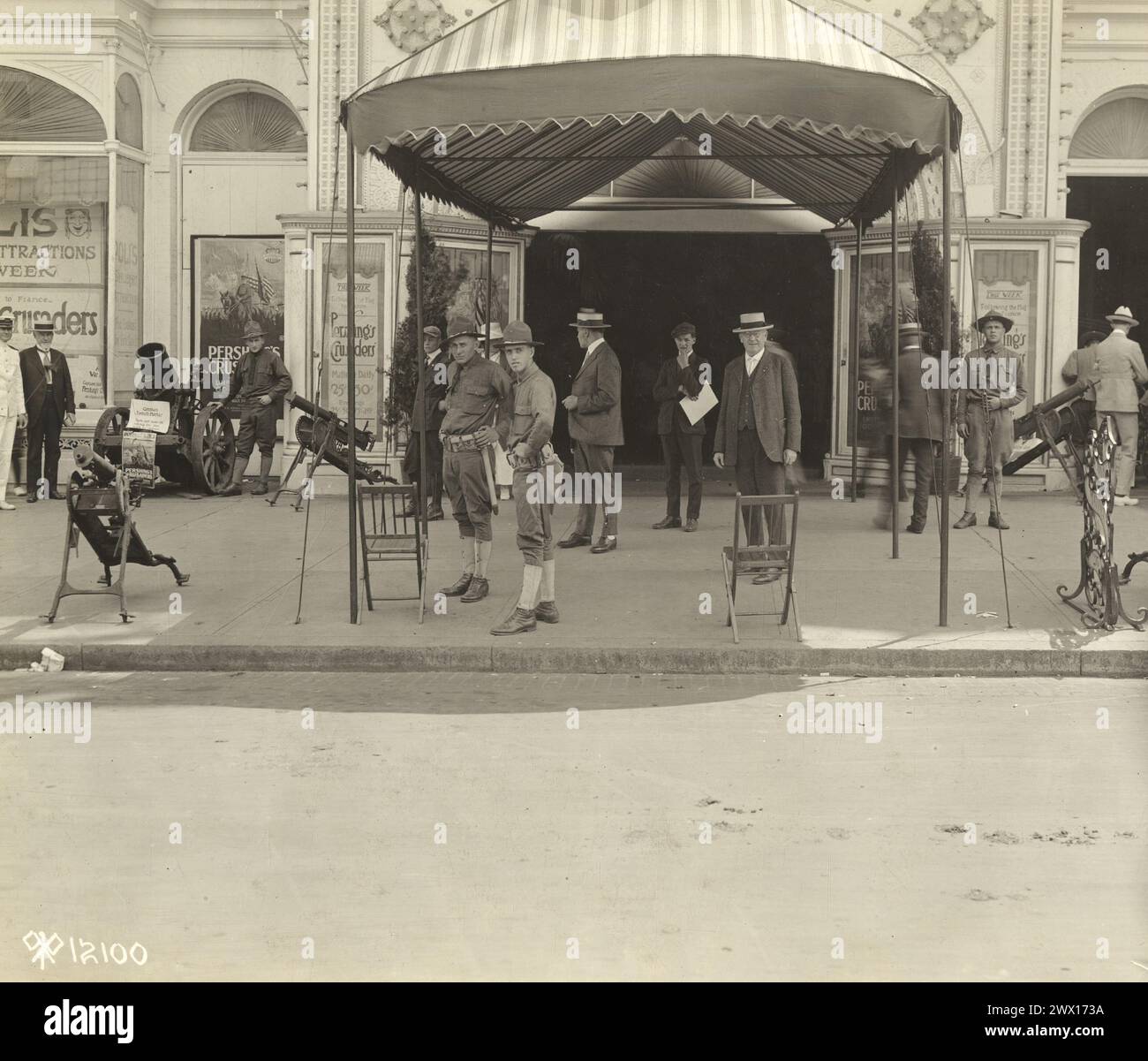 War Trophies exhibited at Poli's Theater in Washington D.C. ca. 1918 ...
