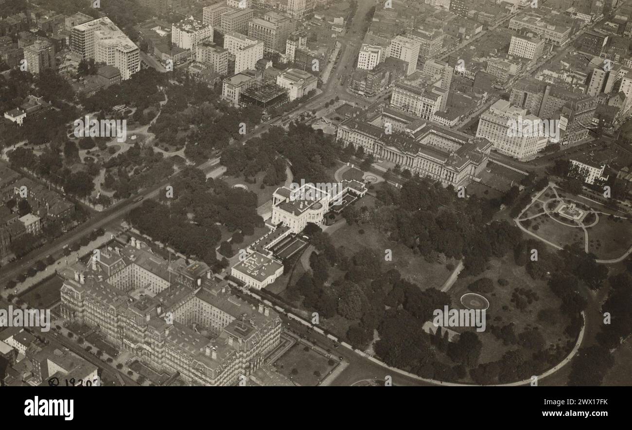 White house aerial 19* hi-res stock photography and images - Alamy