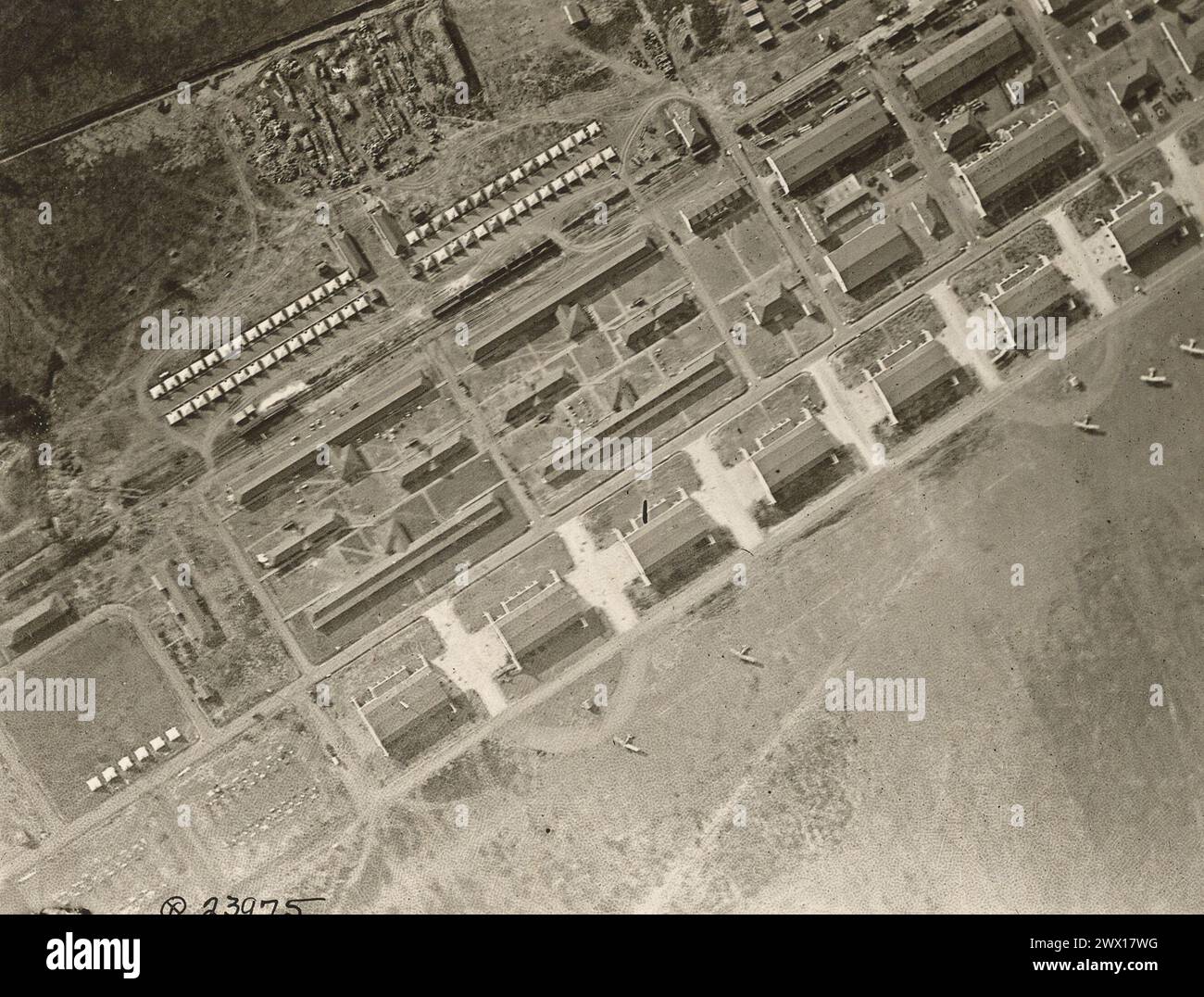 Aerial view of Love Field in Dallas Texas ca. 1918 Stock Photo - Alamy