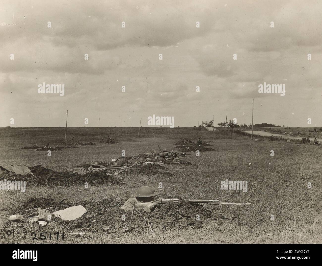 World War I photos: Soldiers of the 167th regiment, infantry, forming ...
