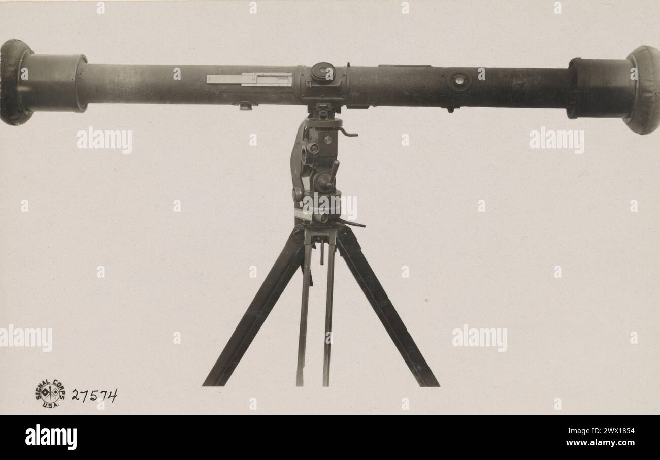 Close up of a Rangefinder scope with 1 inch base, manufactured by Bosch ...