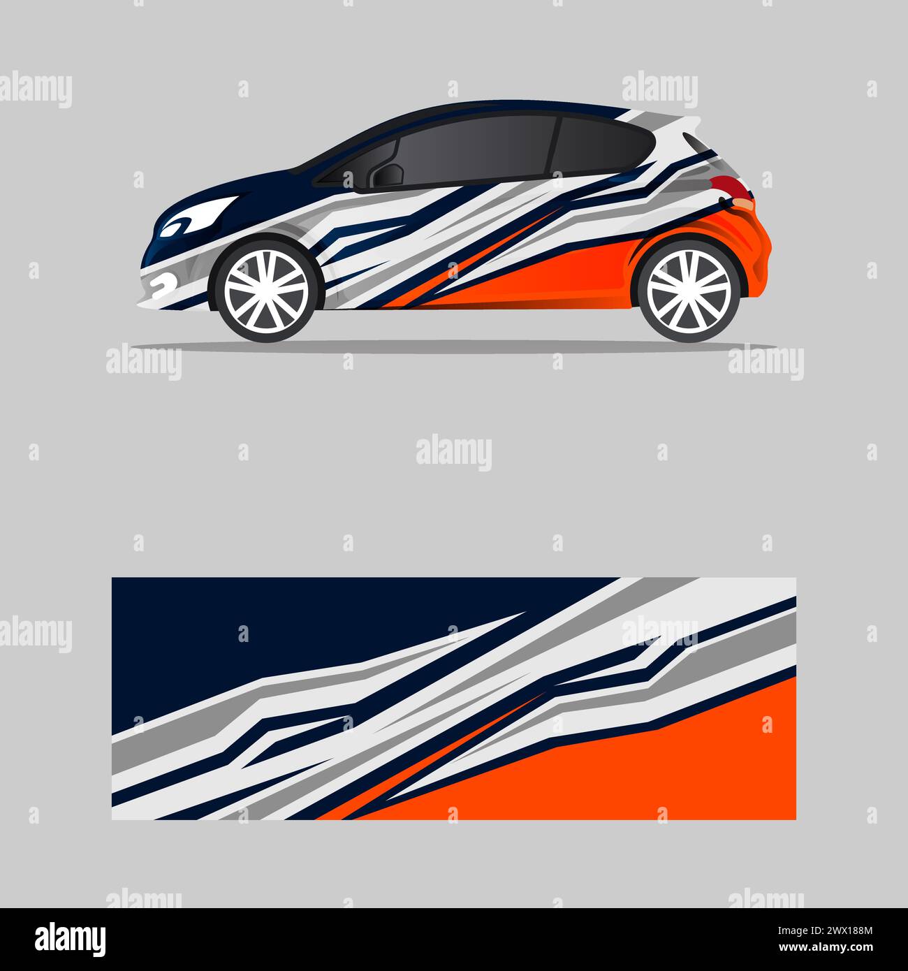 Graphic abstract stripe racing background designs for vehicle Stock ...
