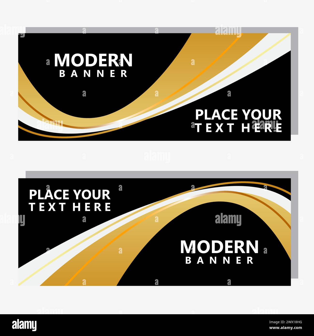 modern luxury graphic banner design vector Stock Vector Image & Art - Alamy