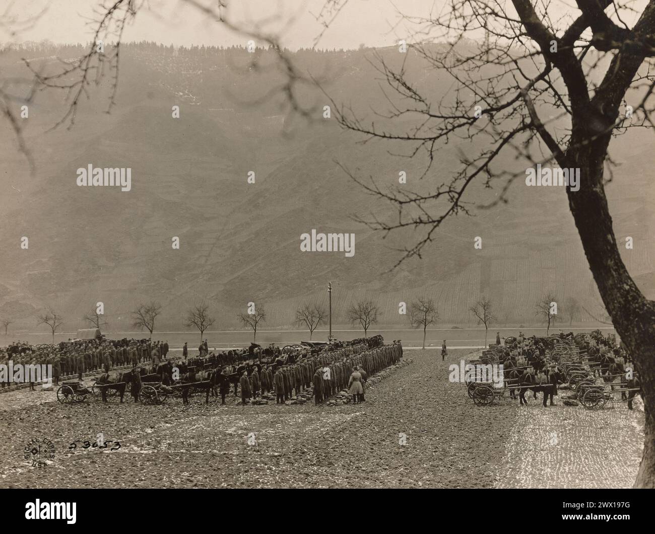 Regular Saturday inspection of the 12th Machine Gun Battalion, 4th ...