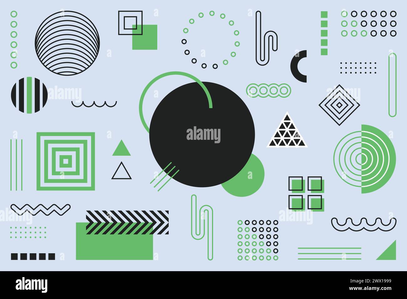 geometric shapes background flat design Stock Vector Image & Art - Alamy