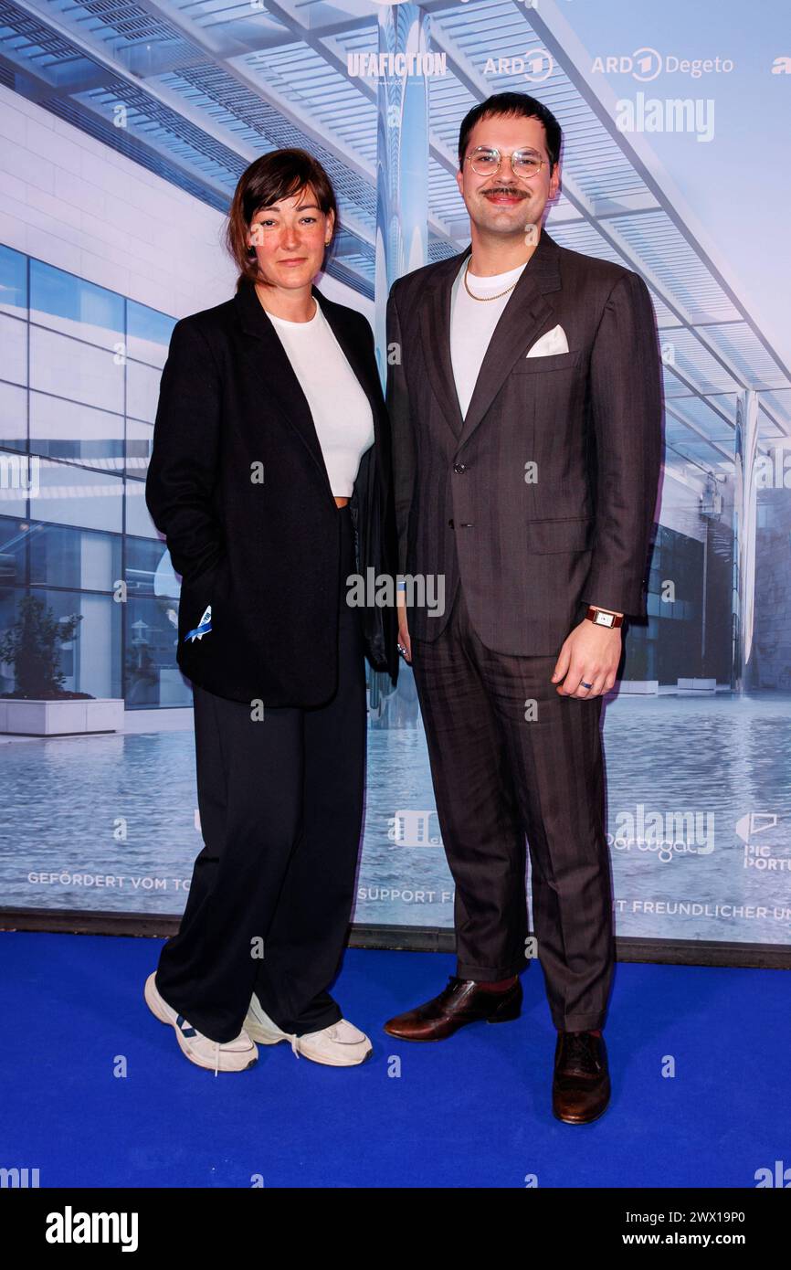 Premiere ARD Serie - CharitÃ Esther Bialas und David Grabowski bei der ...