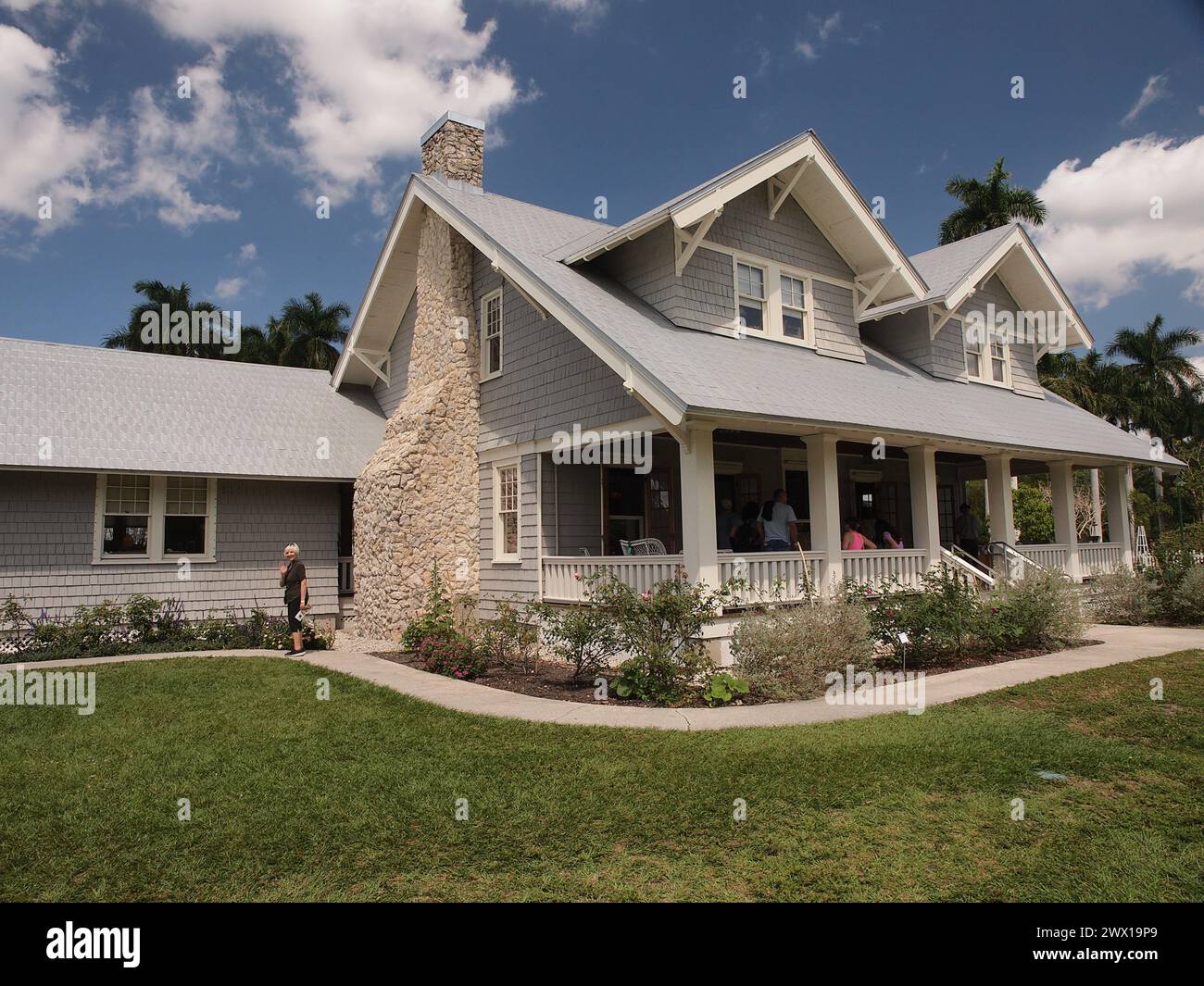 Edison and Ford winter residences in Fort Myers Florida Stock Photo - Alamy