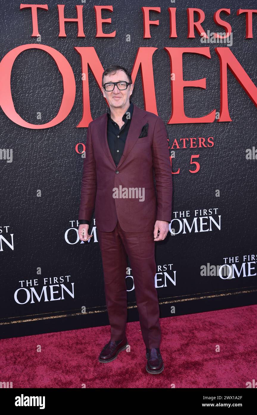 Ralph Ineson arrives at the premiere of "The First Omen" on Tuesday ...