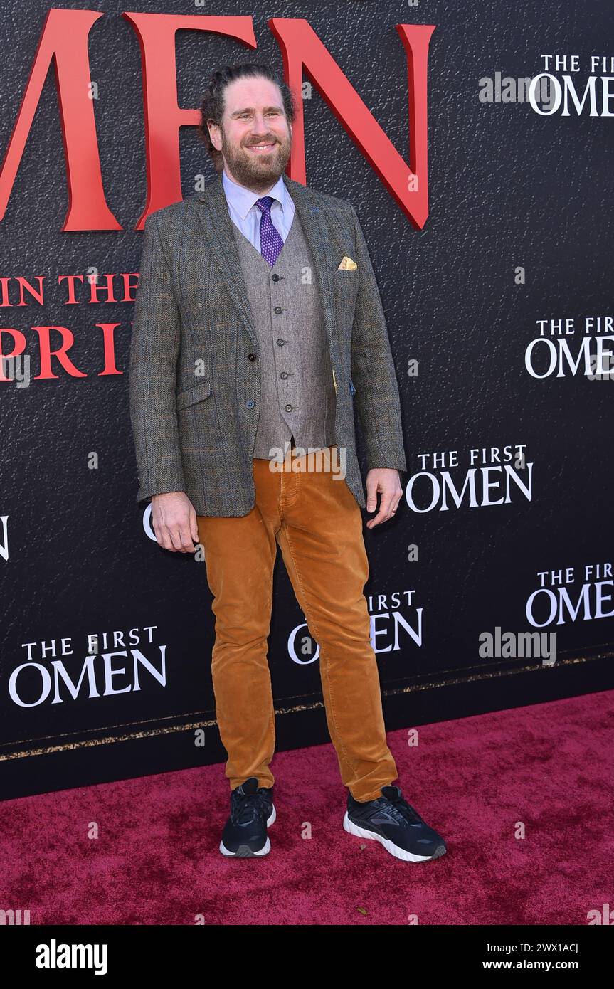 Ben Jacoby arrives at the premiere of "The First Omen" on Tuesday ...