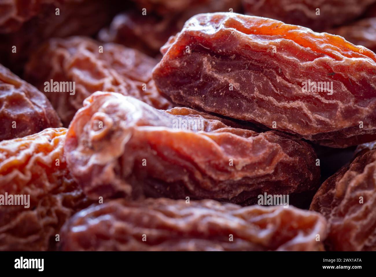View of the sweet dry dates which provides essential nutrients. Close ...
