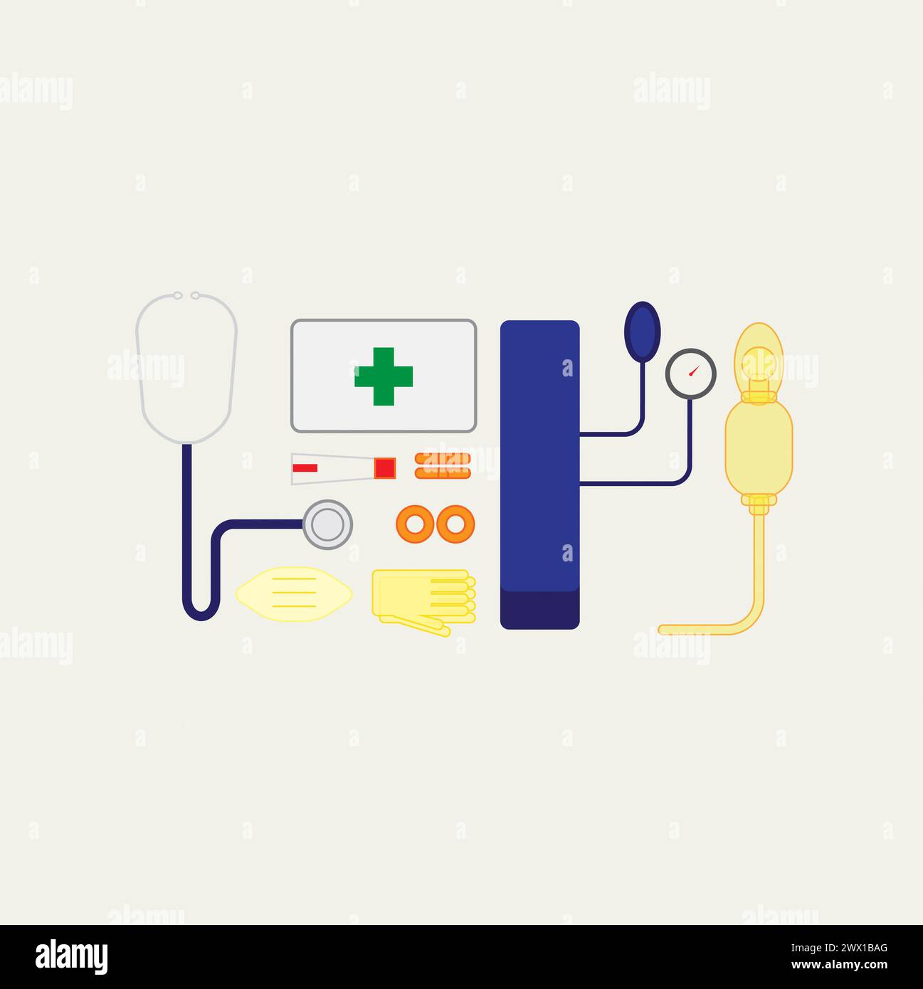 Illustration medical tools hi-res stock photography and images - Alamy