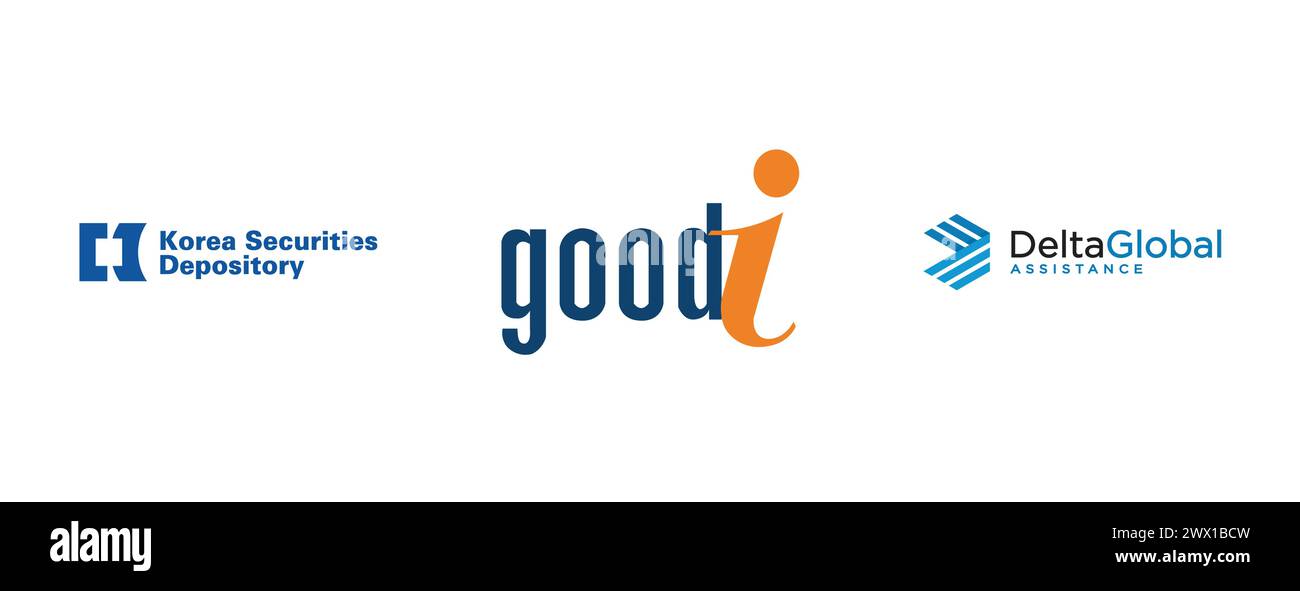 goodi , Korea Securities Depository, Delta Global Assistance. vector ...