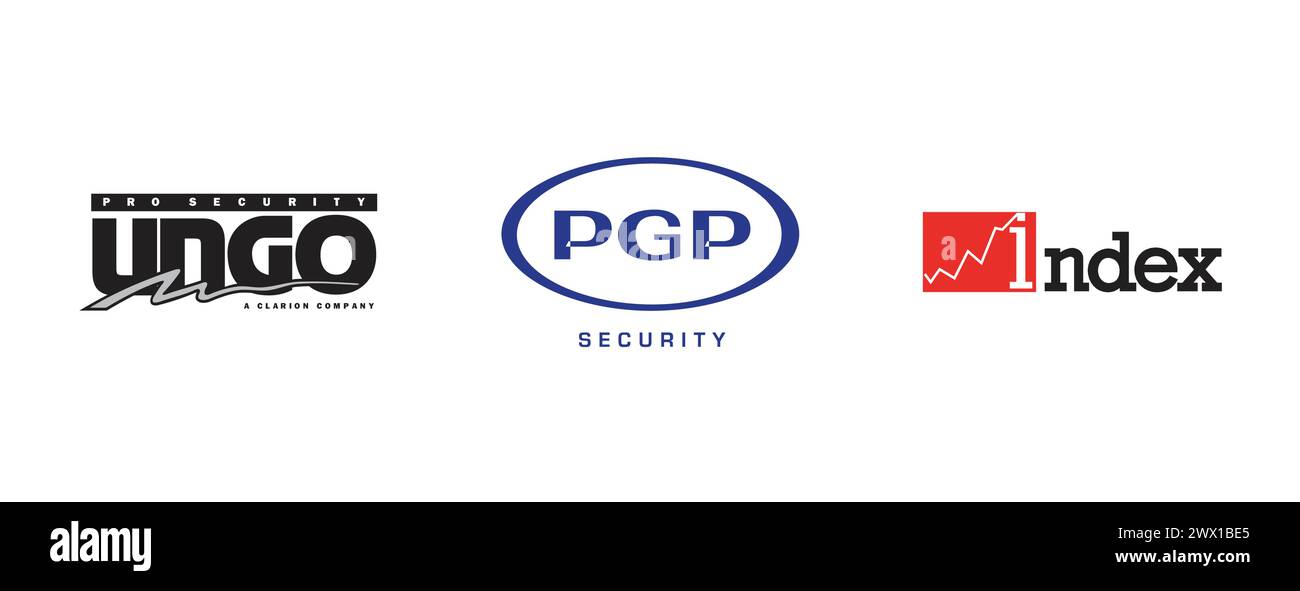 Index Securities, PGP Security , Ungo. vector illustration isolated on ...