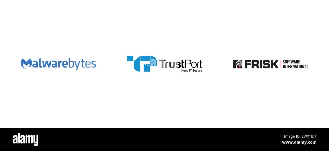 TrustPort, FRISK Software International, Malwarebytes. vector ...