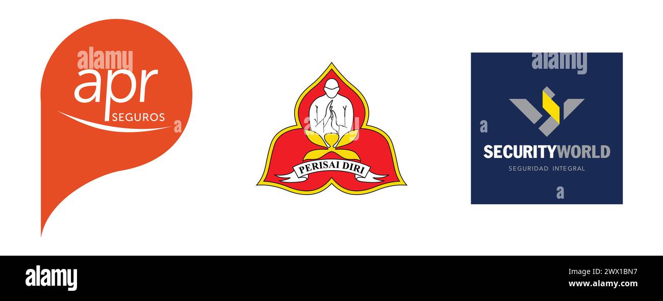 Pencak Silat Perisai Diri, APR Seguros, Security World. vector ...