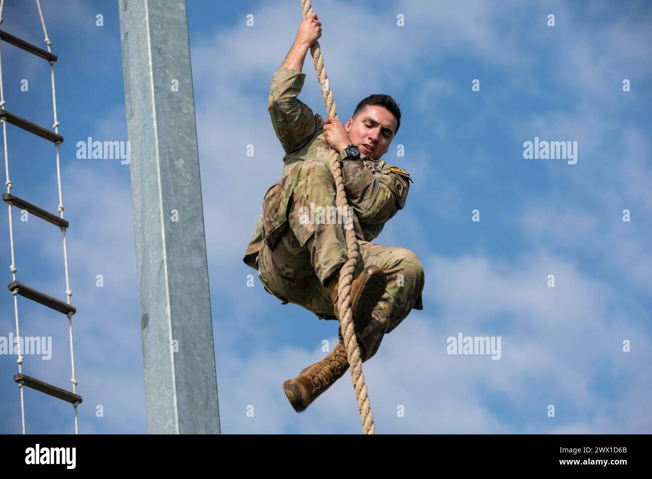 Vicenza, Italy. 12th Mar, 2024. U.S. Army Spc. Jesus Ceja, Team Charlie ...