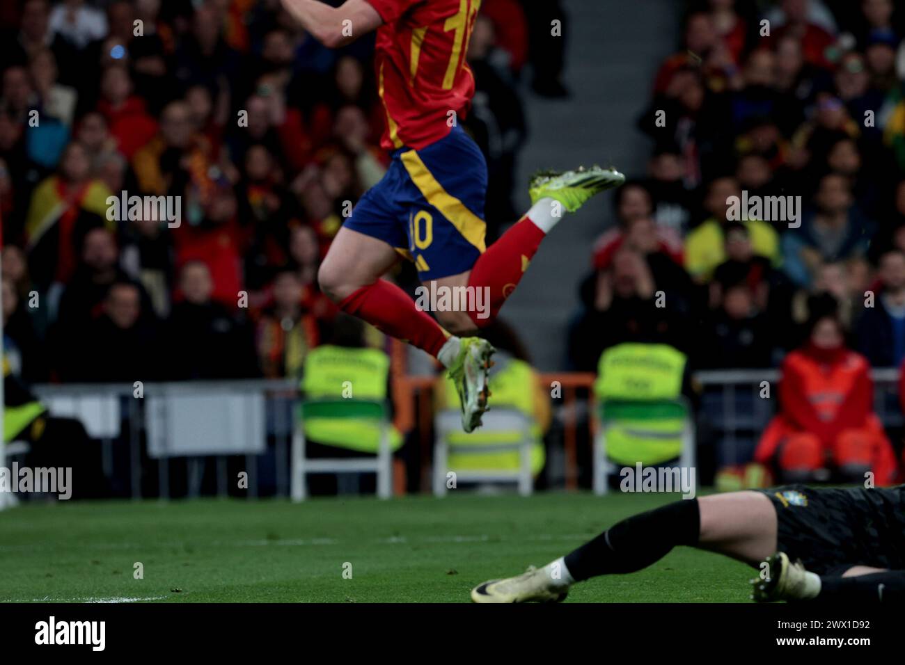 Madrid, Spanien. 26th Mar, 2024. Madrid Spain; 03/26/2024.- Spain draws ...