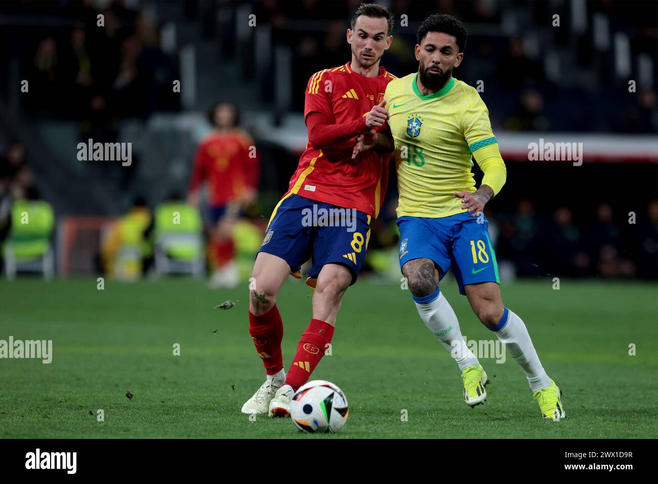 Madrid, Spanien. 26th Mar, 2024. Madrid Spain; 03/26/2024.- Spain draws ...