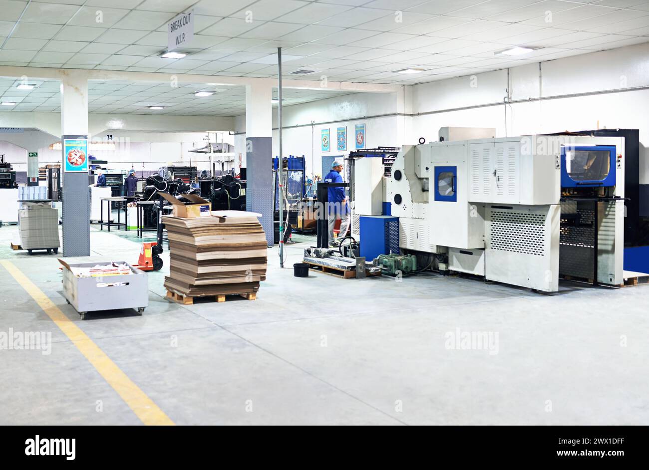 Inside mechanism printing machine in hi-res stock photography and ...