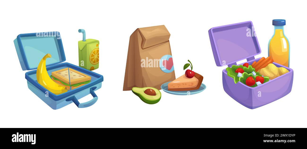 Healthy School Snack Clipart