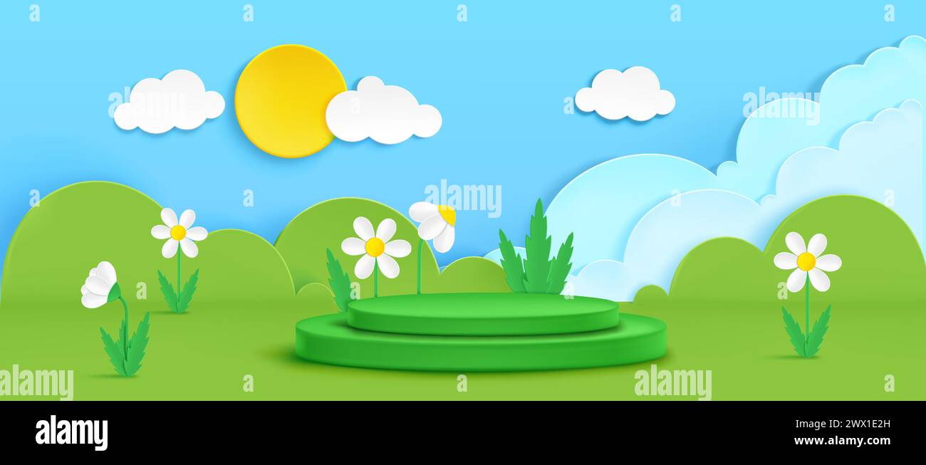 Spring bloom display Stock Vector Images - Alamy