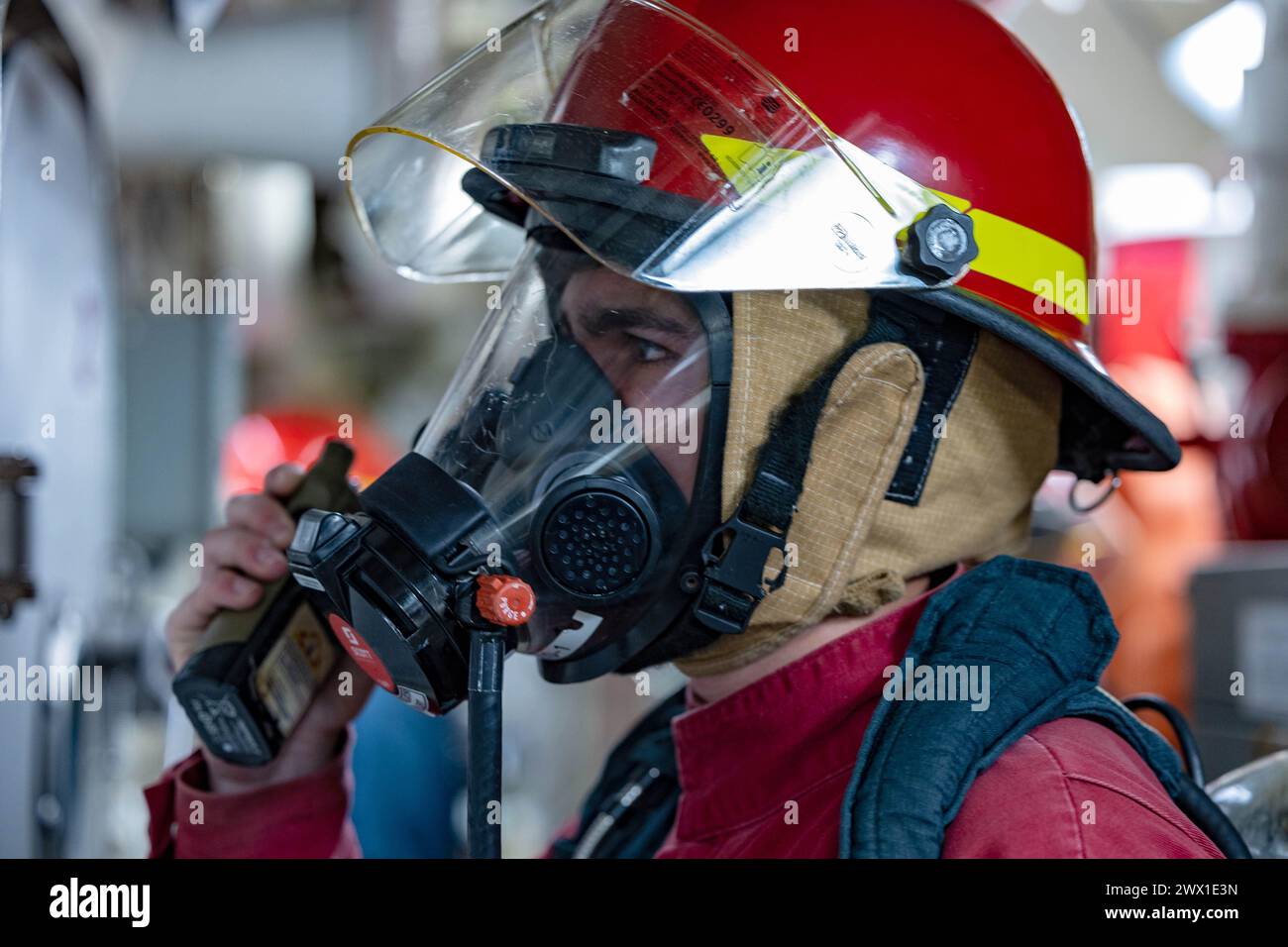 Undisclosed Location. 25th Jan, 2024. Damage Controlman Fireman Kyle ...