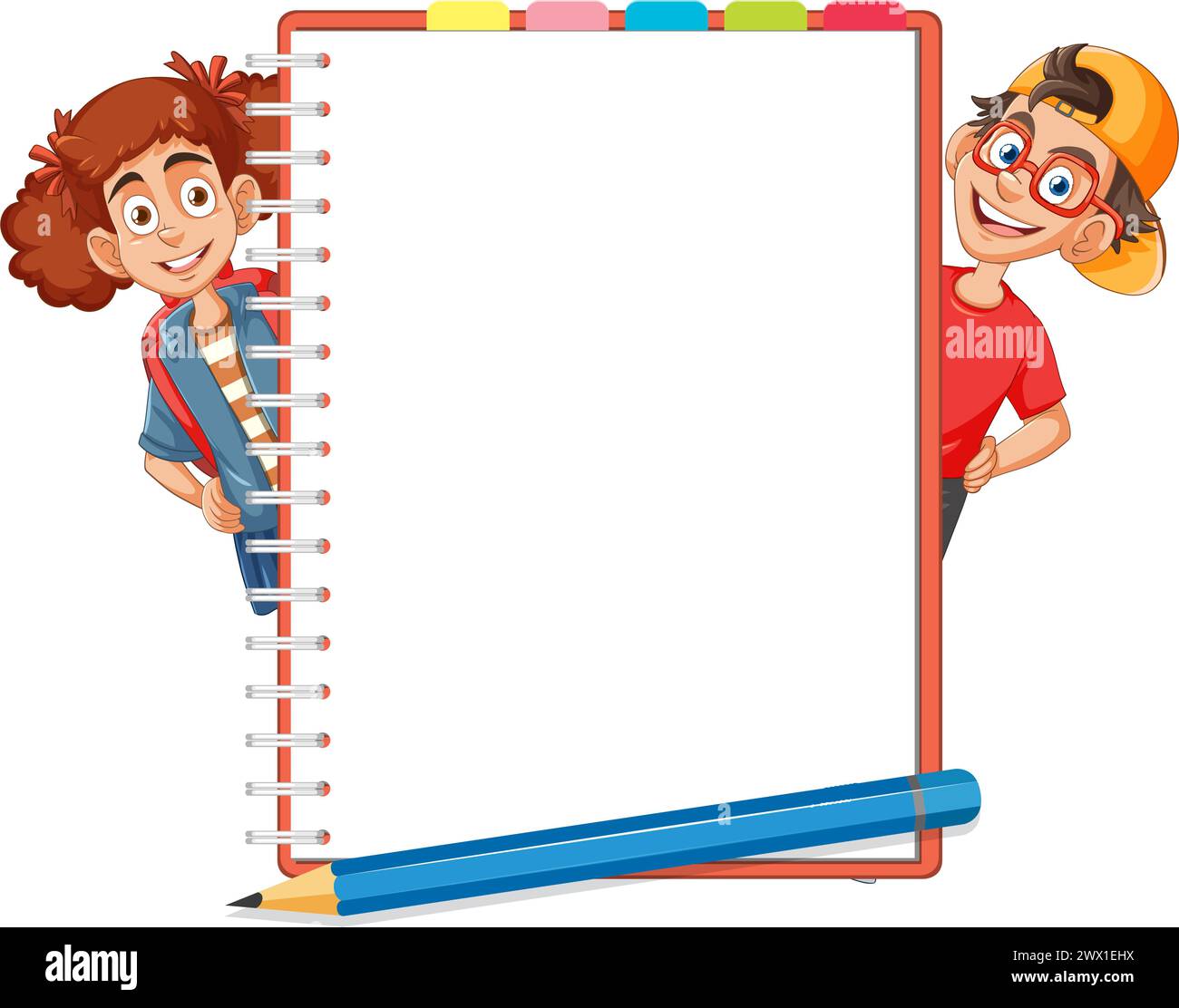 Cartoon oversized smiling Cut Out Stock Images & Pictures - Alamy