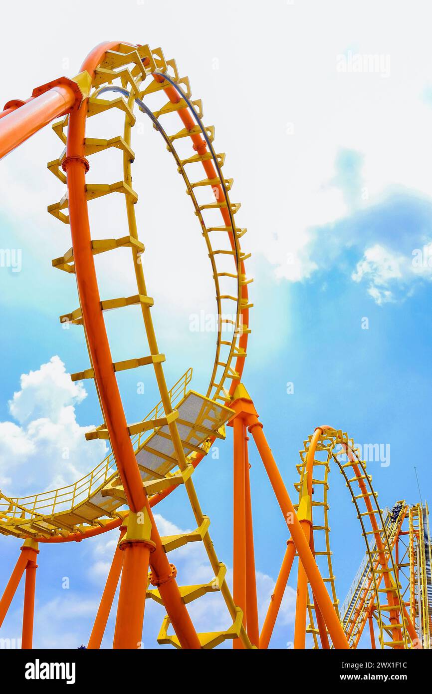 Close up rollercoaster theme hi-res stock photography and images - Alamy