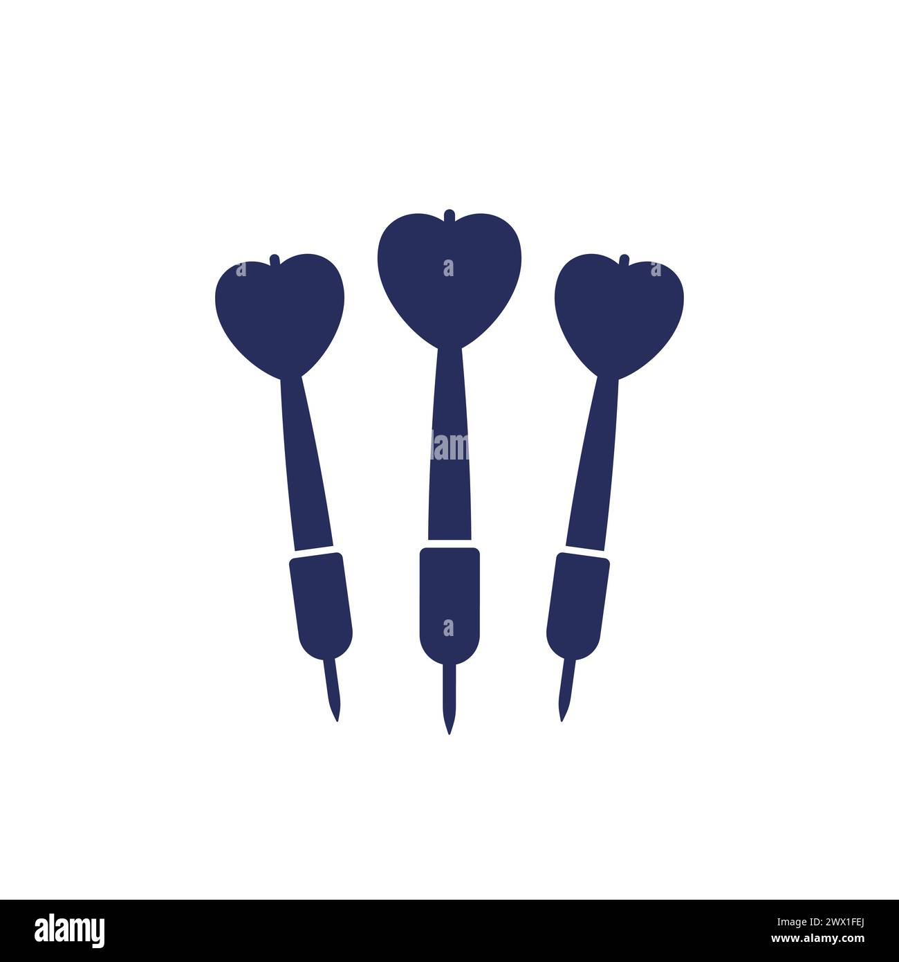 Game darts icon simple Cut Out Stock Images & Pictures - Alamy