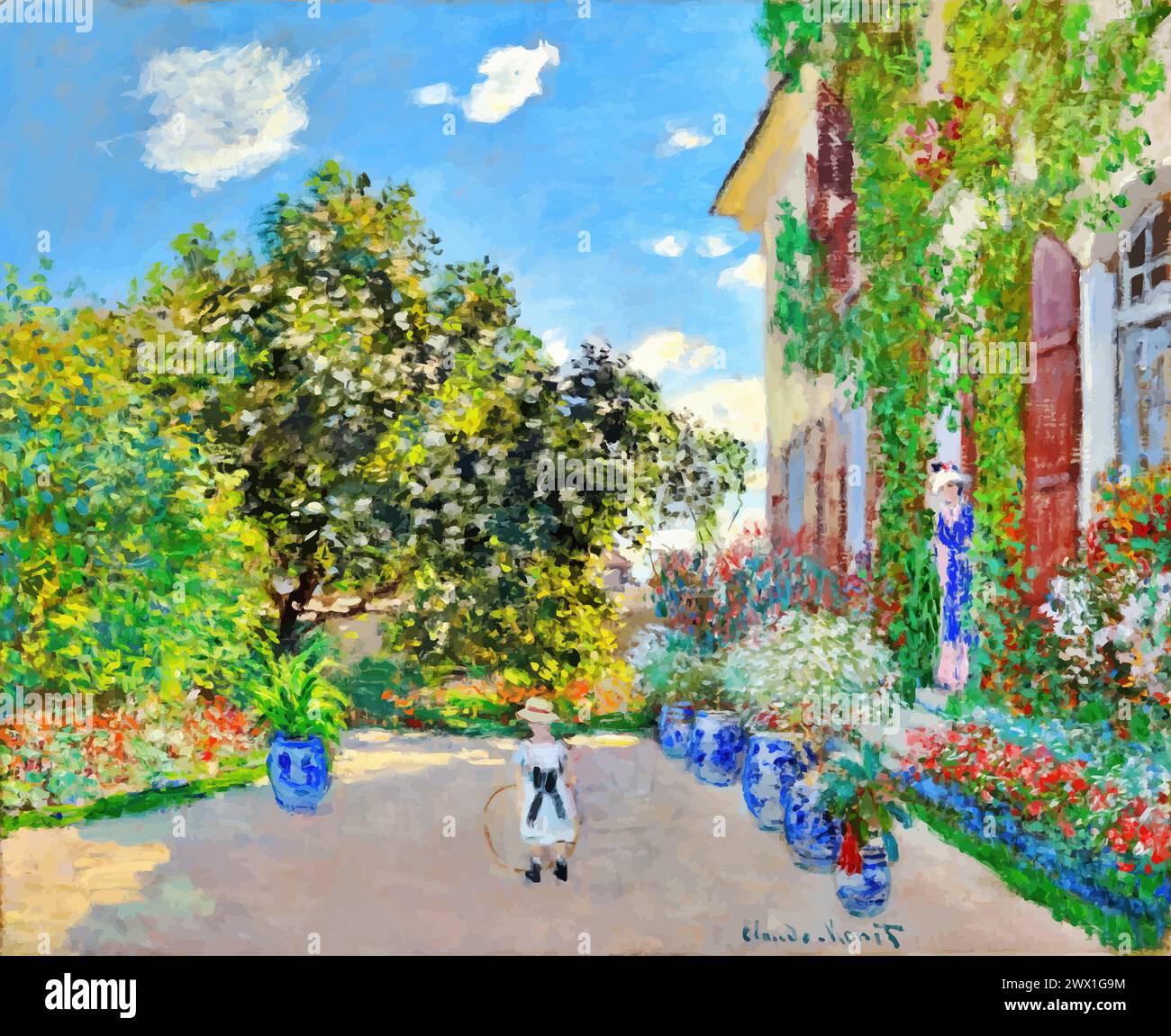 House for artists Stock Vector Images - Alamy