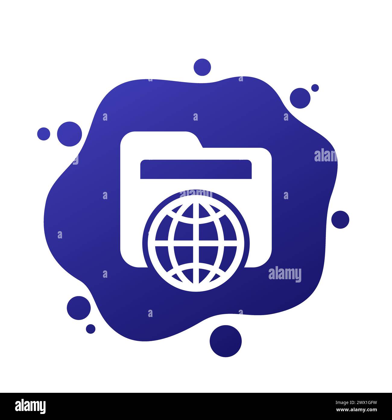 Online folder icon apps hi-res stock photography and images - Alamy