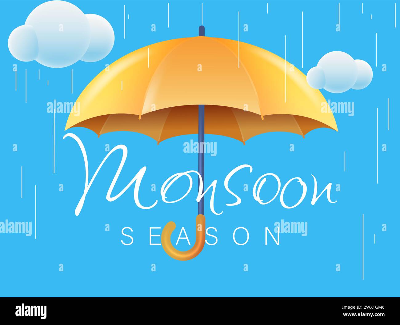 Monsoon season Stock Vector Images - Alamy