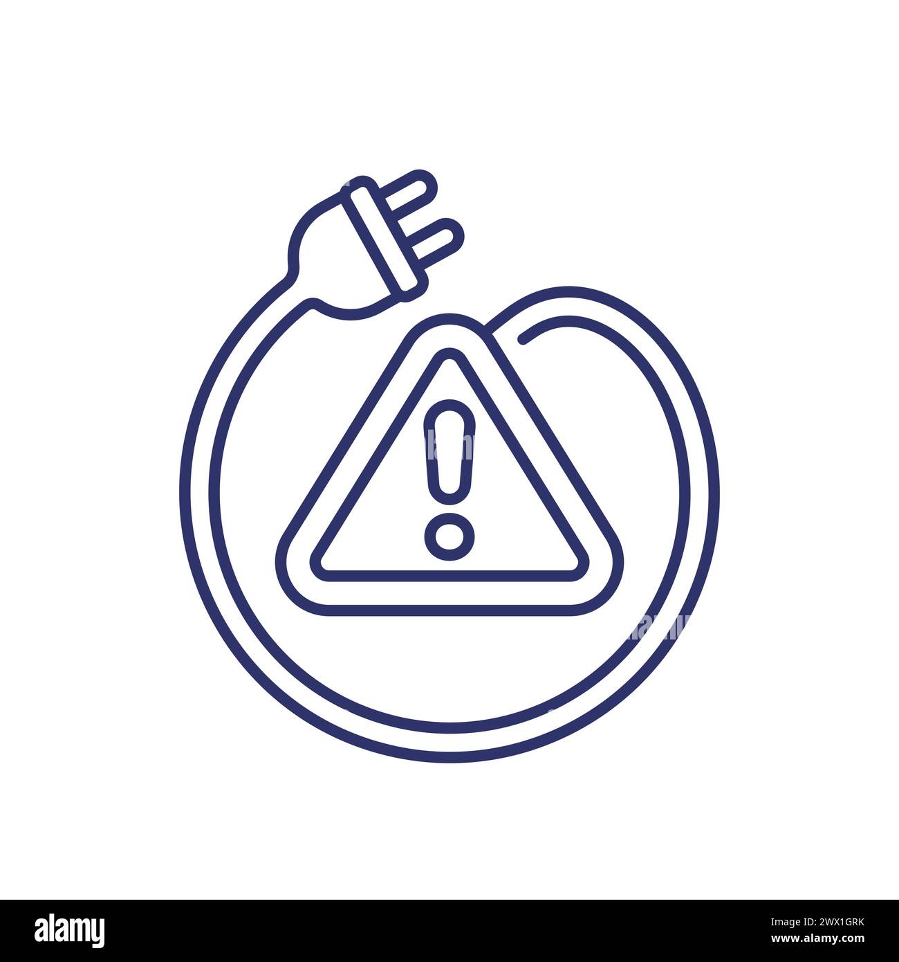 Overload electricity Stock Vector Images - Alamy