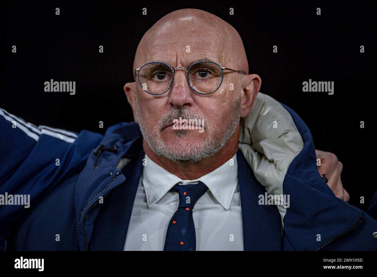 Madrid, Spain. 26th Mar, 2024. Spain Head Coach Luis de la Fuente ...