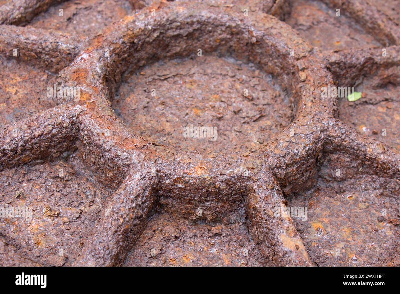 Old sewer manhole cover hi-res stock photography and images - Alamy