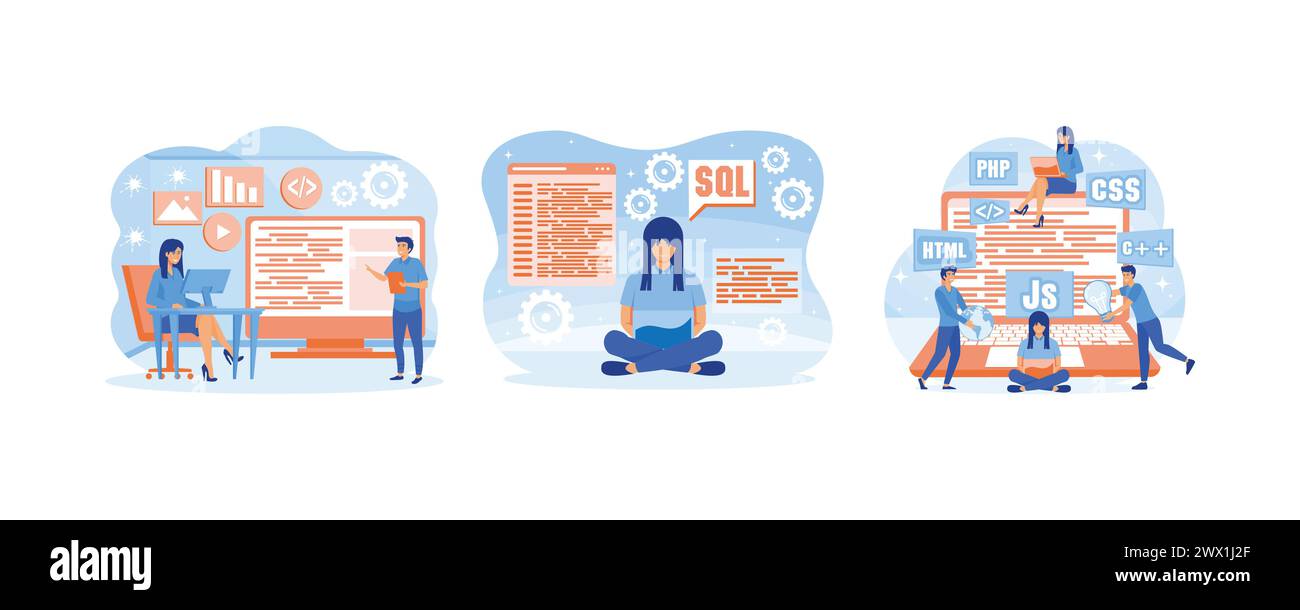 Software engineer Stock Vector Images - Alamy