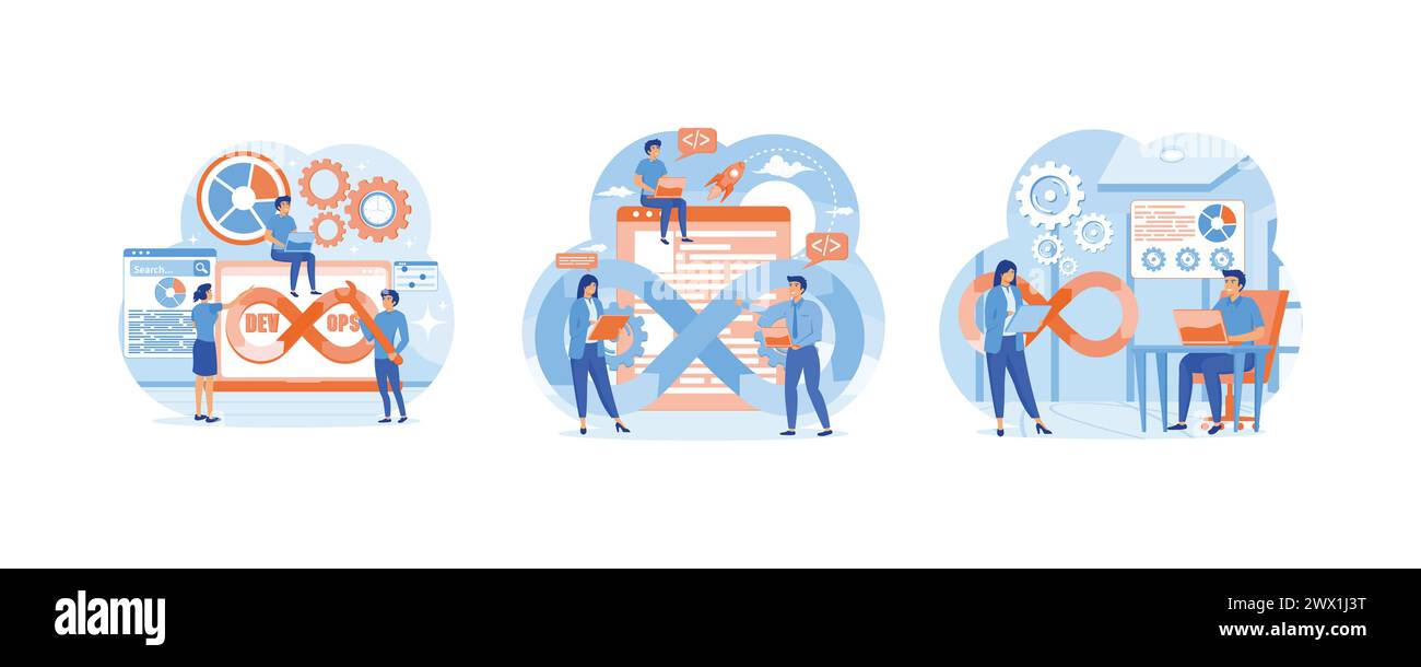 Agile automation Stock Vector Images - Alamy