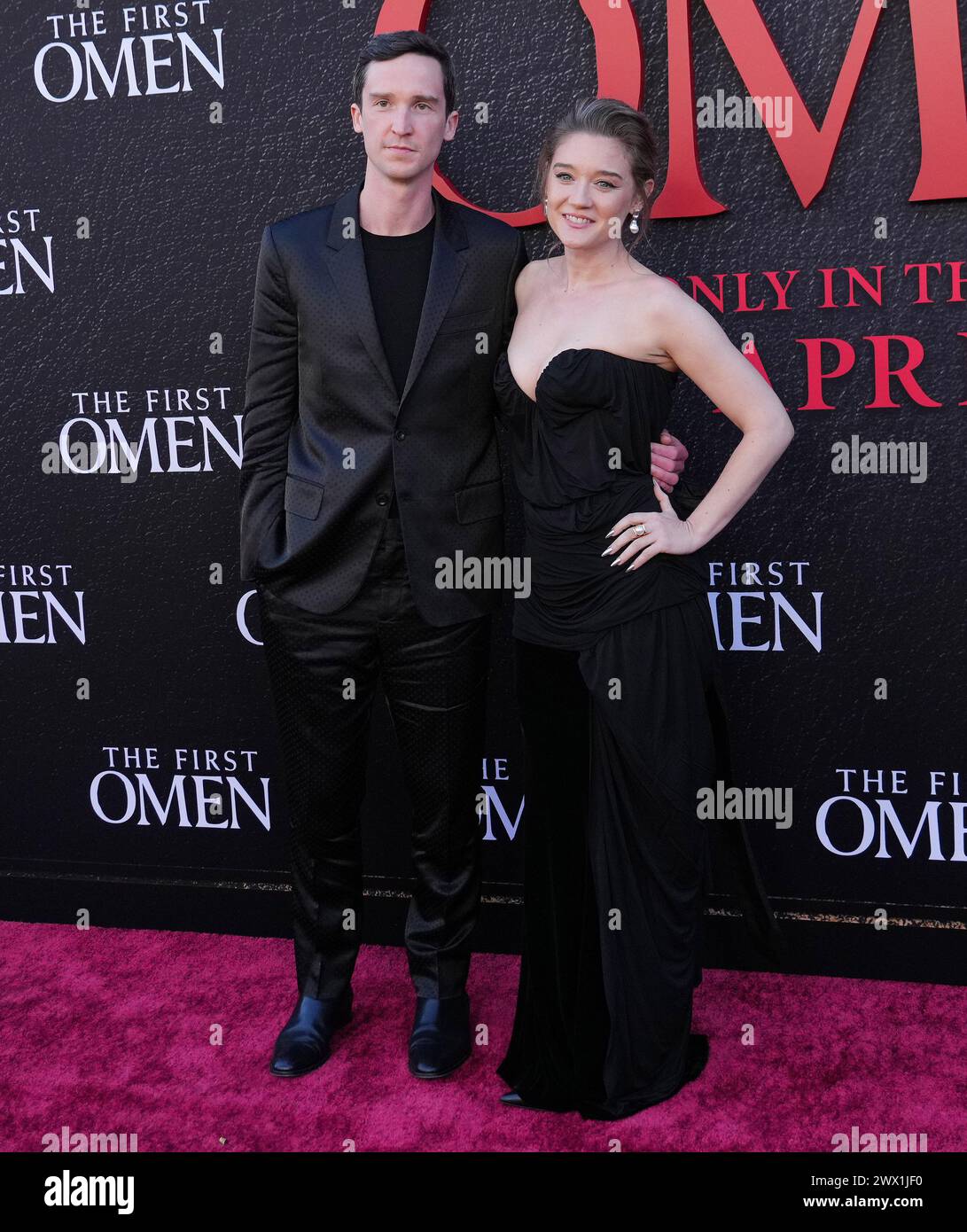 Los Angeles, USA. 26th Mar, 2024. (L-R) Tim Smith and Arkasha Stevenson ...