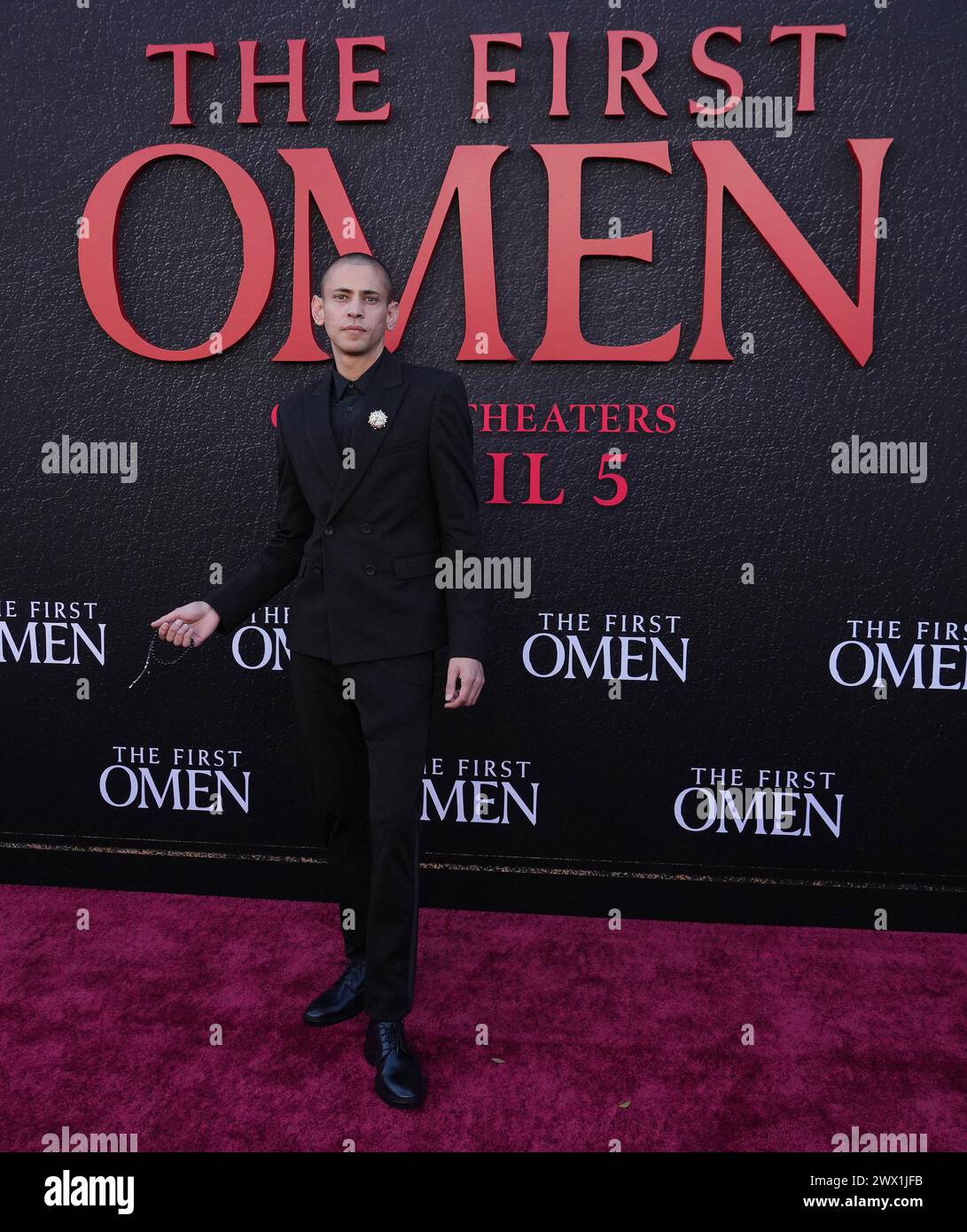 Los Angeles, USA. 26th Mar, 2024. Tawfeek Barhom arrives at the 20th ...