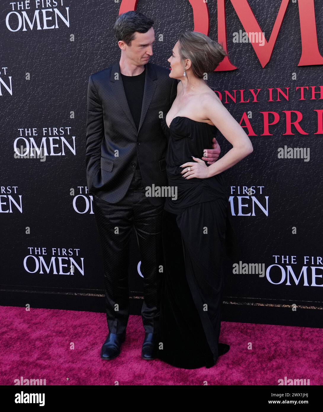 Los Angeles, USA. 26th Mar, 2024. (L-R) Tim Smith and Arkasha Stevenson ...
