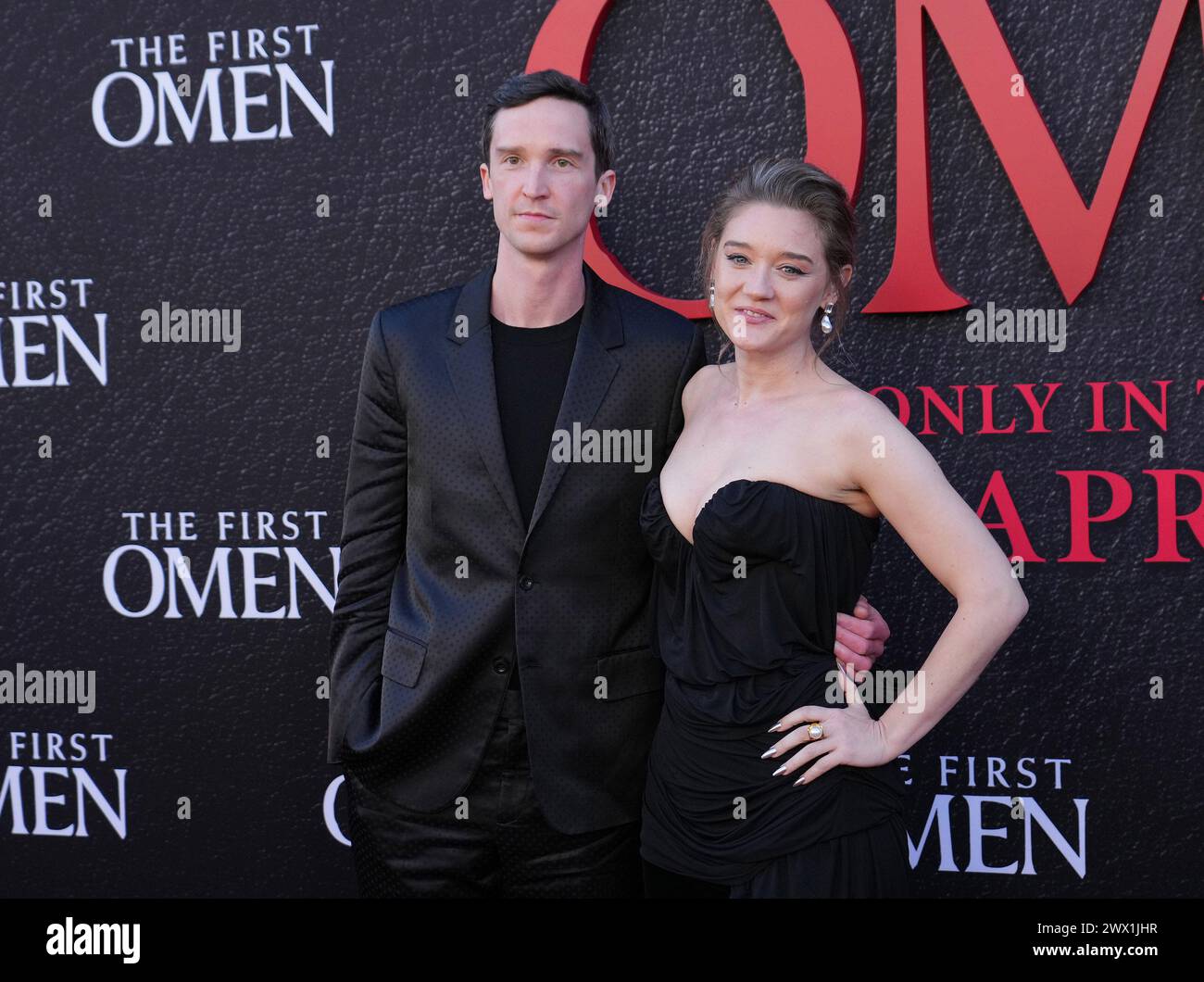 Los Angeles, USA. 26th Mar, 2024. (L-R) Tim Smith and Arkasha Stevenson ...