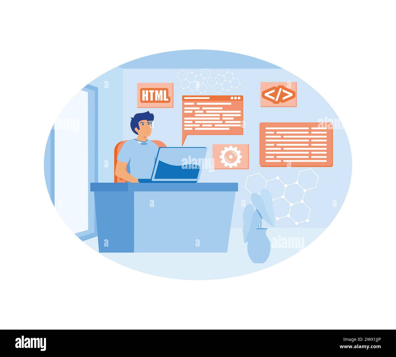 Software engineer Stock Vector Images - Alamy