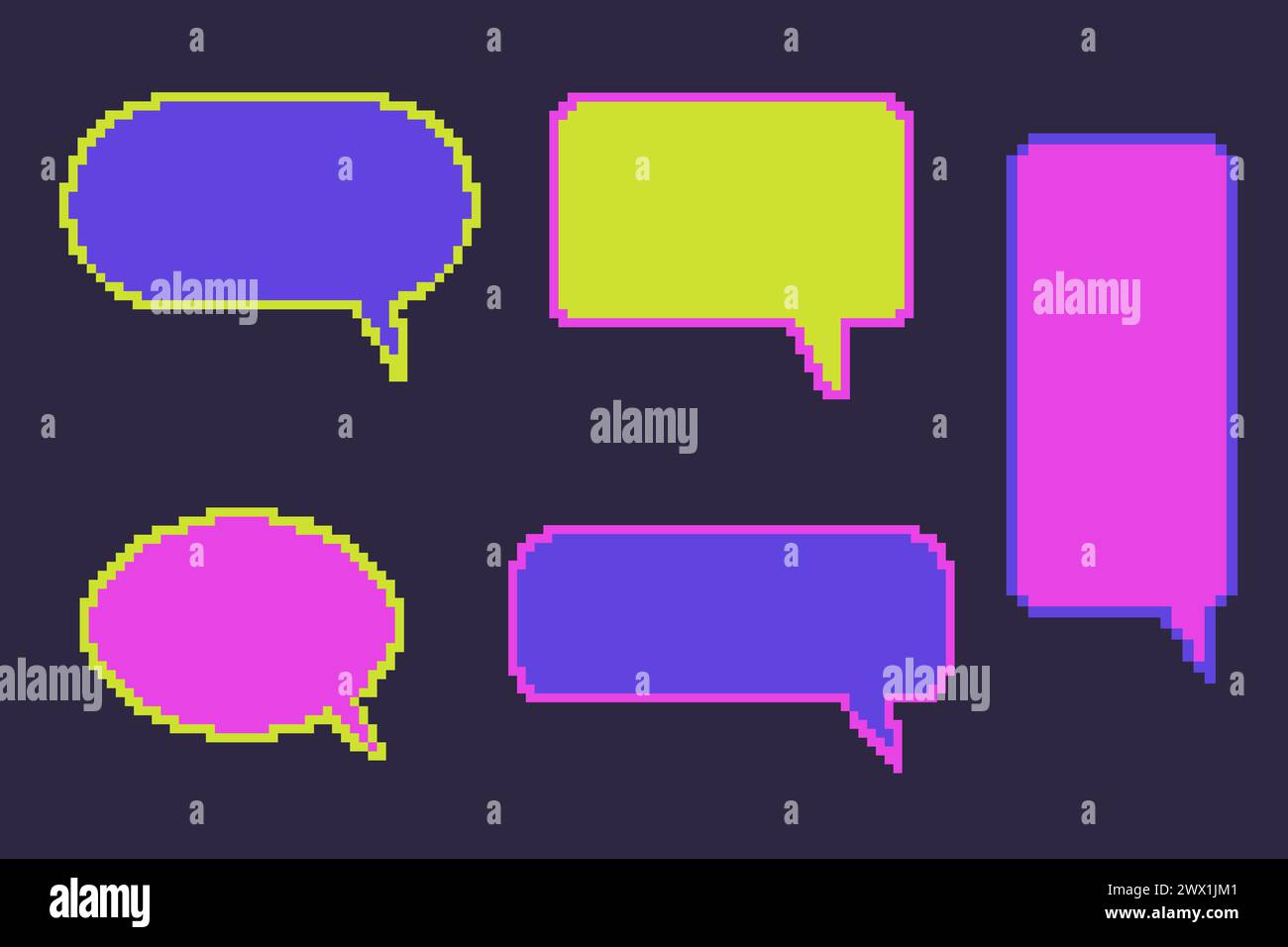 Chat pixel art hi-res stock photography and images - Alamy